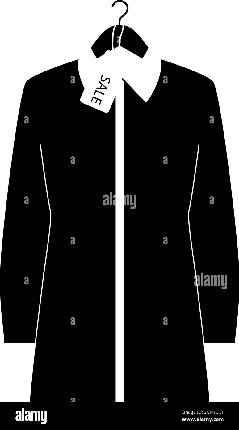 Hanger icon design Black and White Stock Photos & Images - Alamy