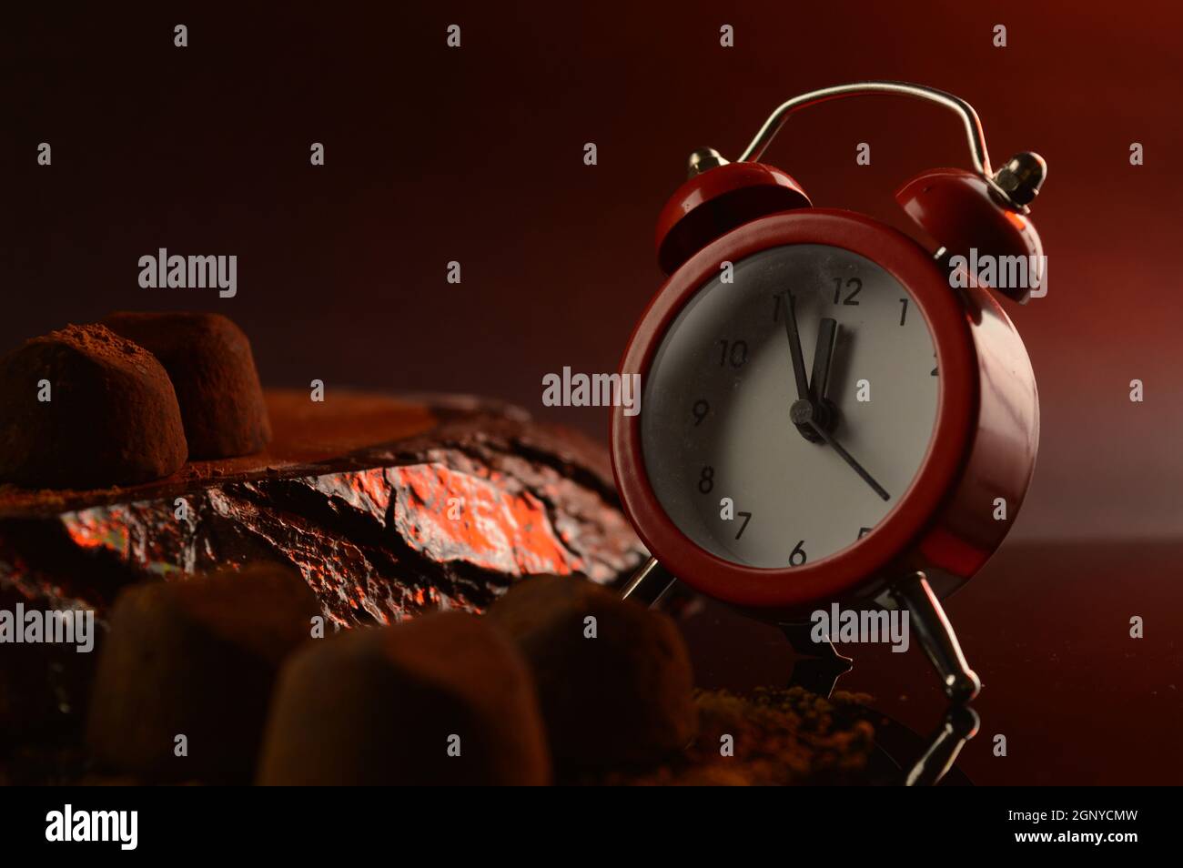 Chocolate clock hi-res stock photography and images - Alamy