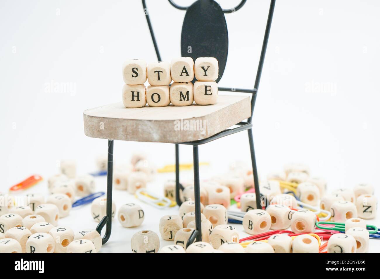 Stay home of the tree of (STAY HOME) block. Shooting Location: Yokohama ...