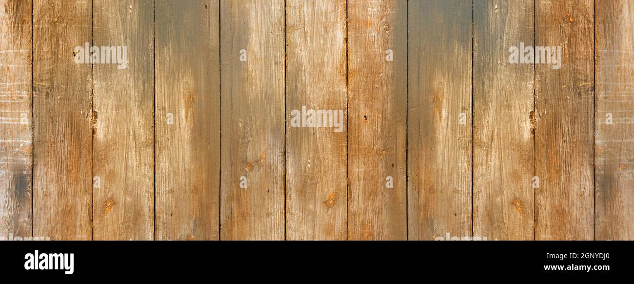 Old rough wood board. Background texture banner Stock Photo - Alamy