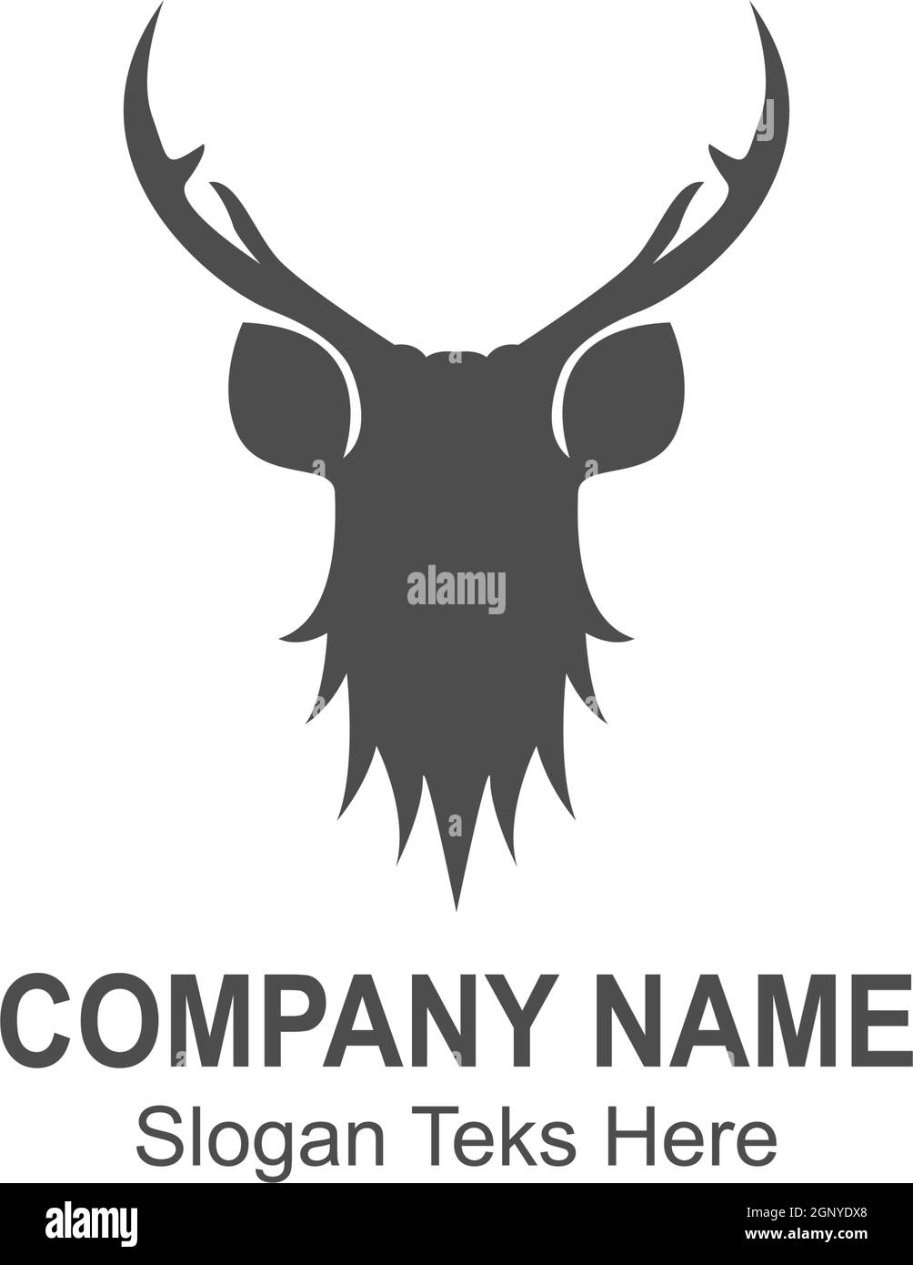 Deer logo icon illustration design vector Stock Vector Image & Art - Alamy