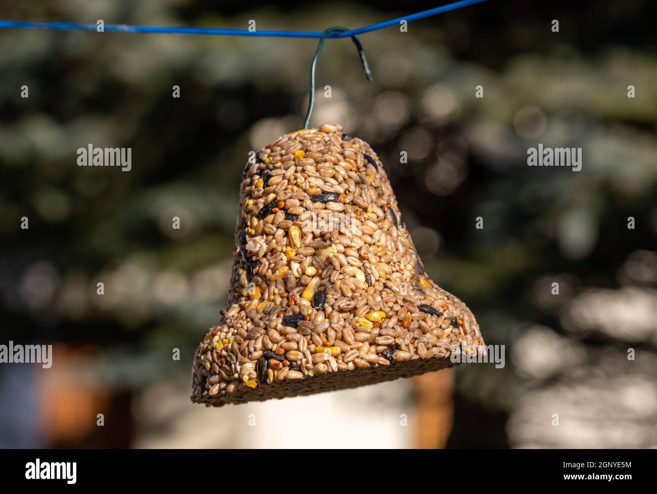 Bell from various grains, a delicacy for all the birds in the garden ...