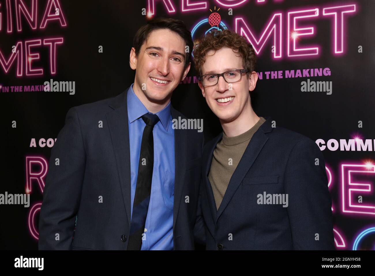 New York, NY, USA. 27th Sep, 2021. Ben Fankhauser and Alex Wyse arrive ...