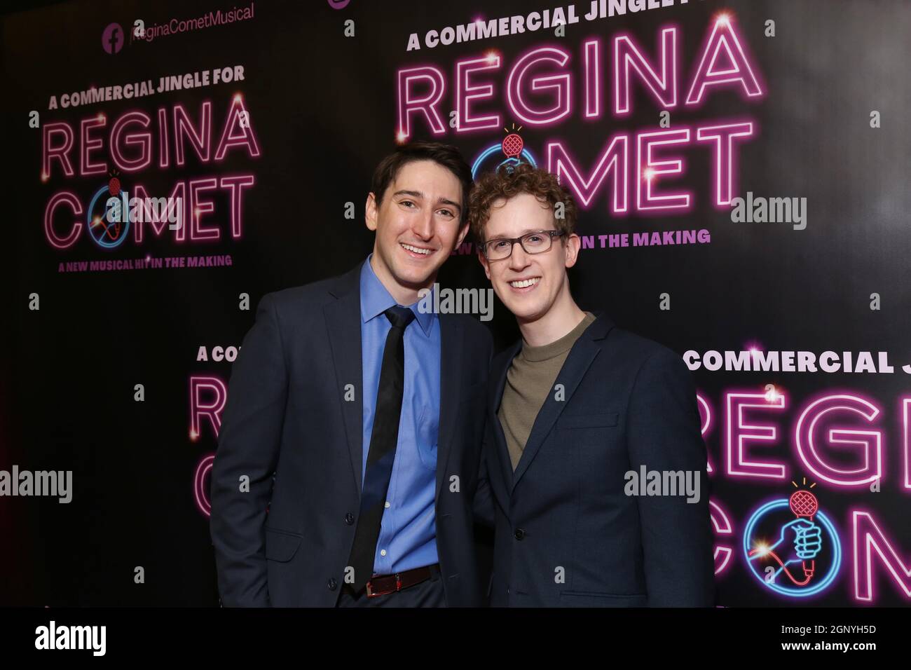 New York, NY, USA. 27th Sep, 2021. Ben Fankhauser and Alex Wyse arrive ...