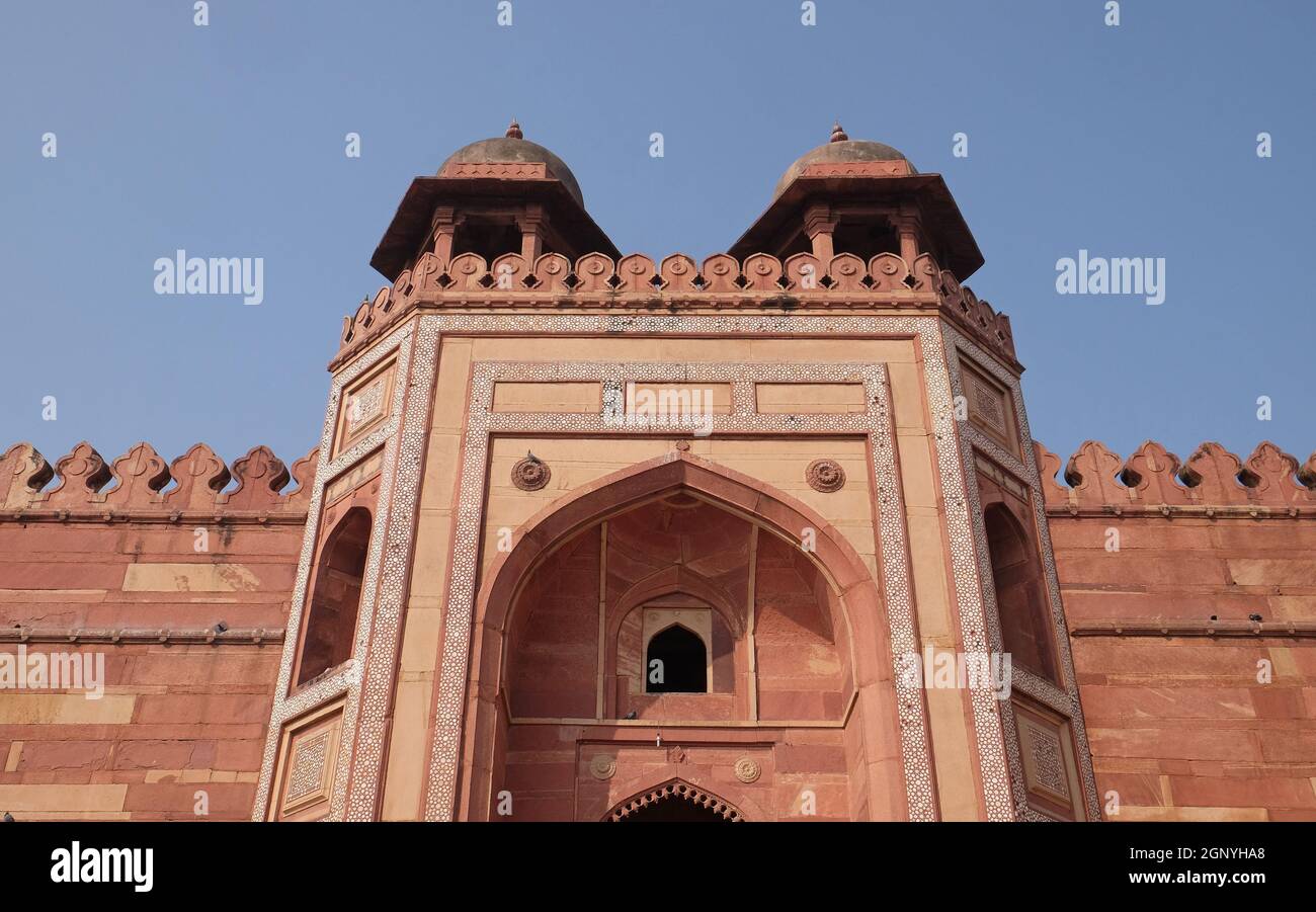 Historical city constructed by Mughal emperor Akbar in Fatehpur Sikri ...