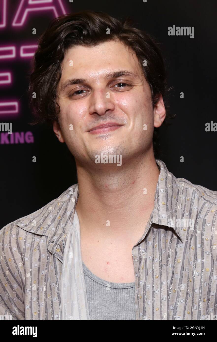New York, NY, USA. 27th Sep, 2021. Alex Boniello arrives at the opening ...