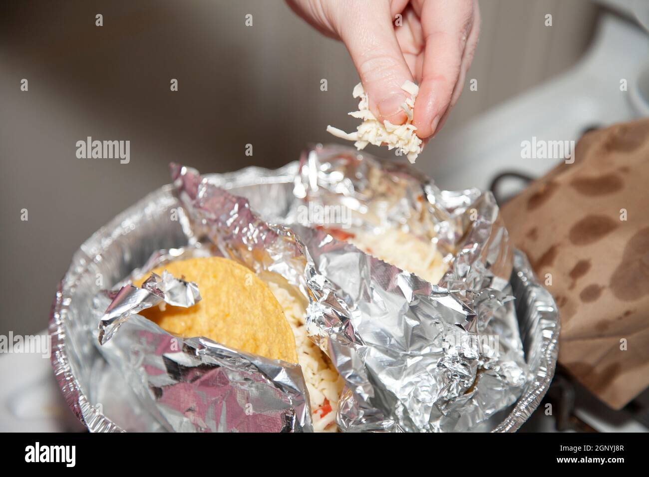 Dropping food person hi-res stock photography and images - Alamy