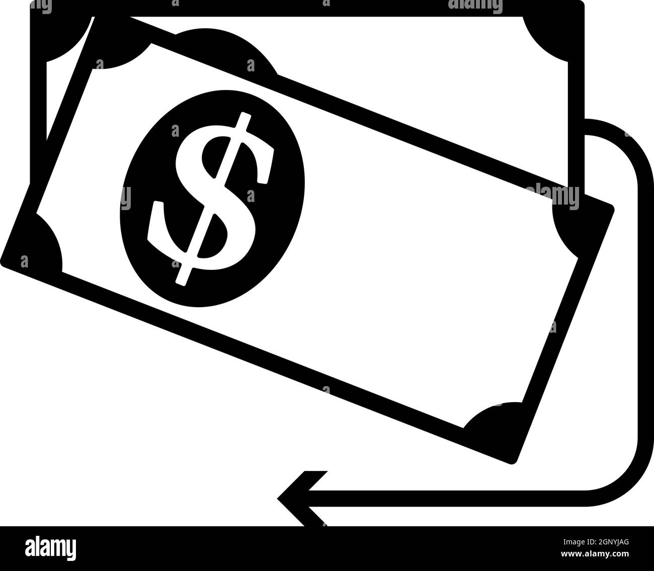 Black banknotes Stock Vector Images - Alamy