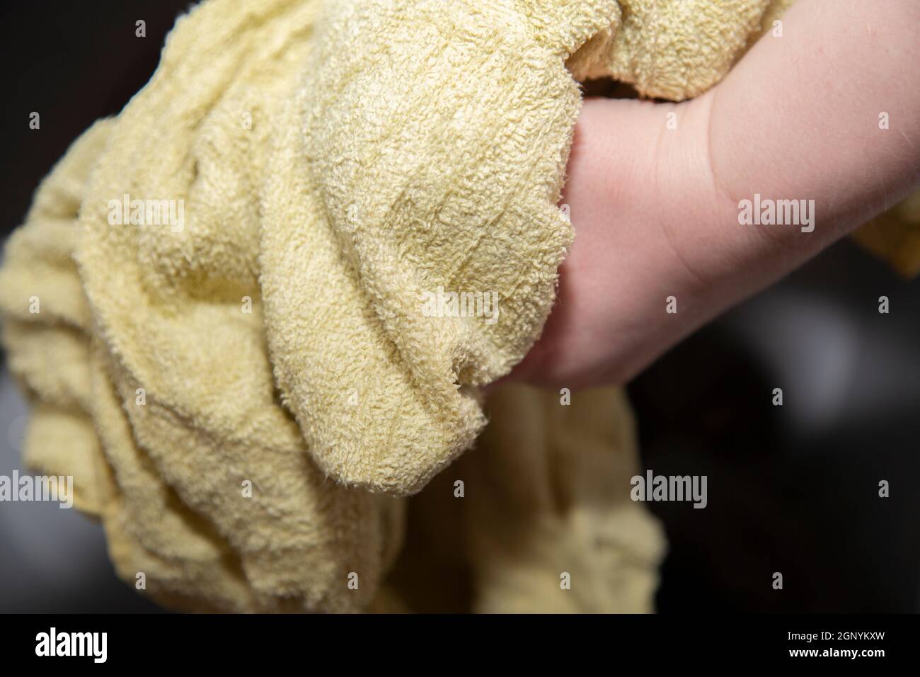 Wet damp towel hi-res stock photography and images - Alamy