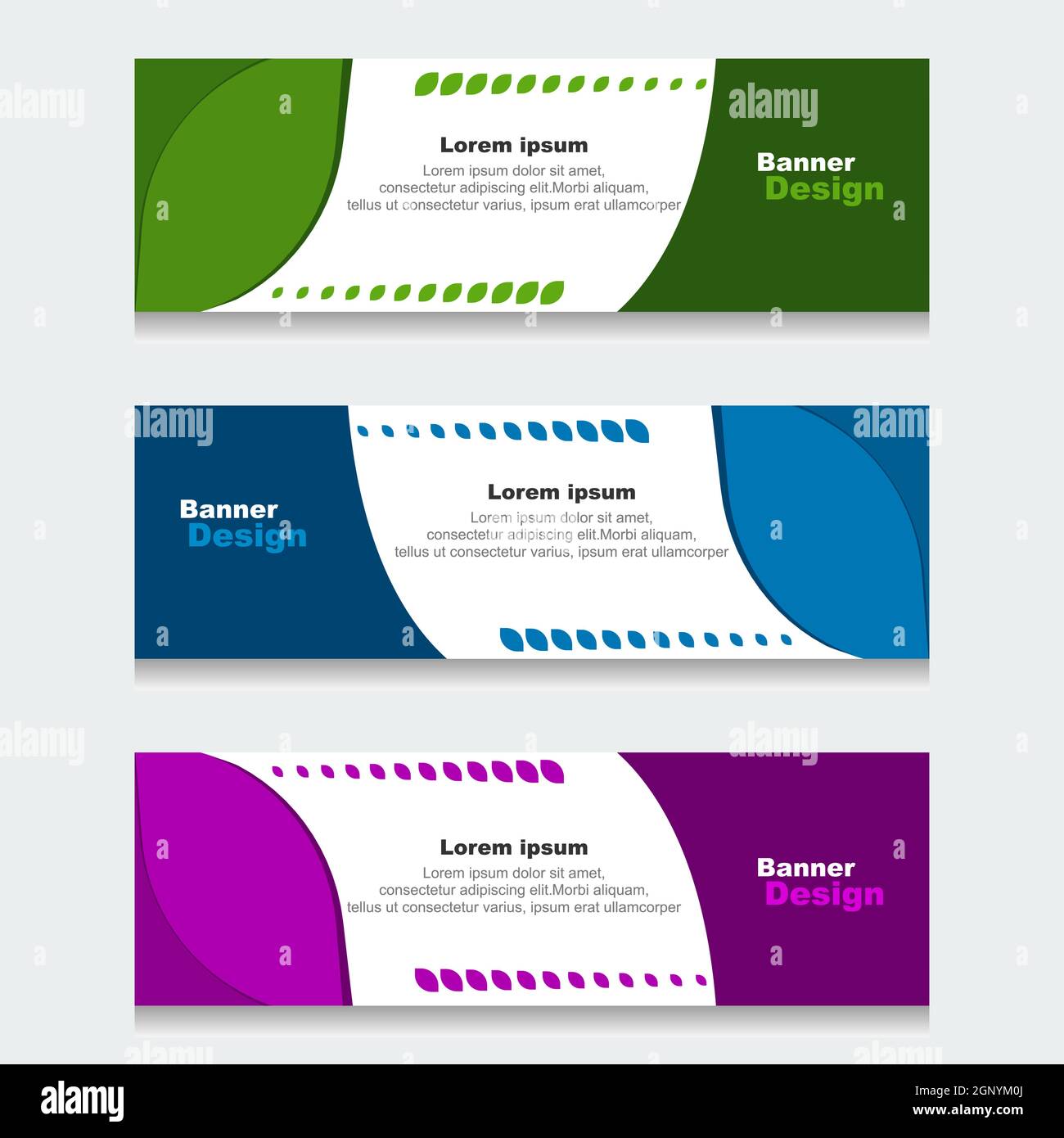 Set of Design Banner Web Template. can be Used for Workflow Layout ...