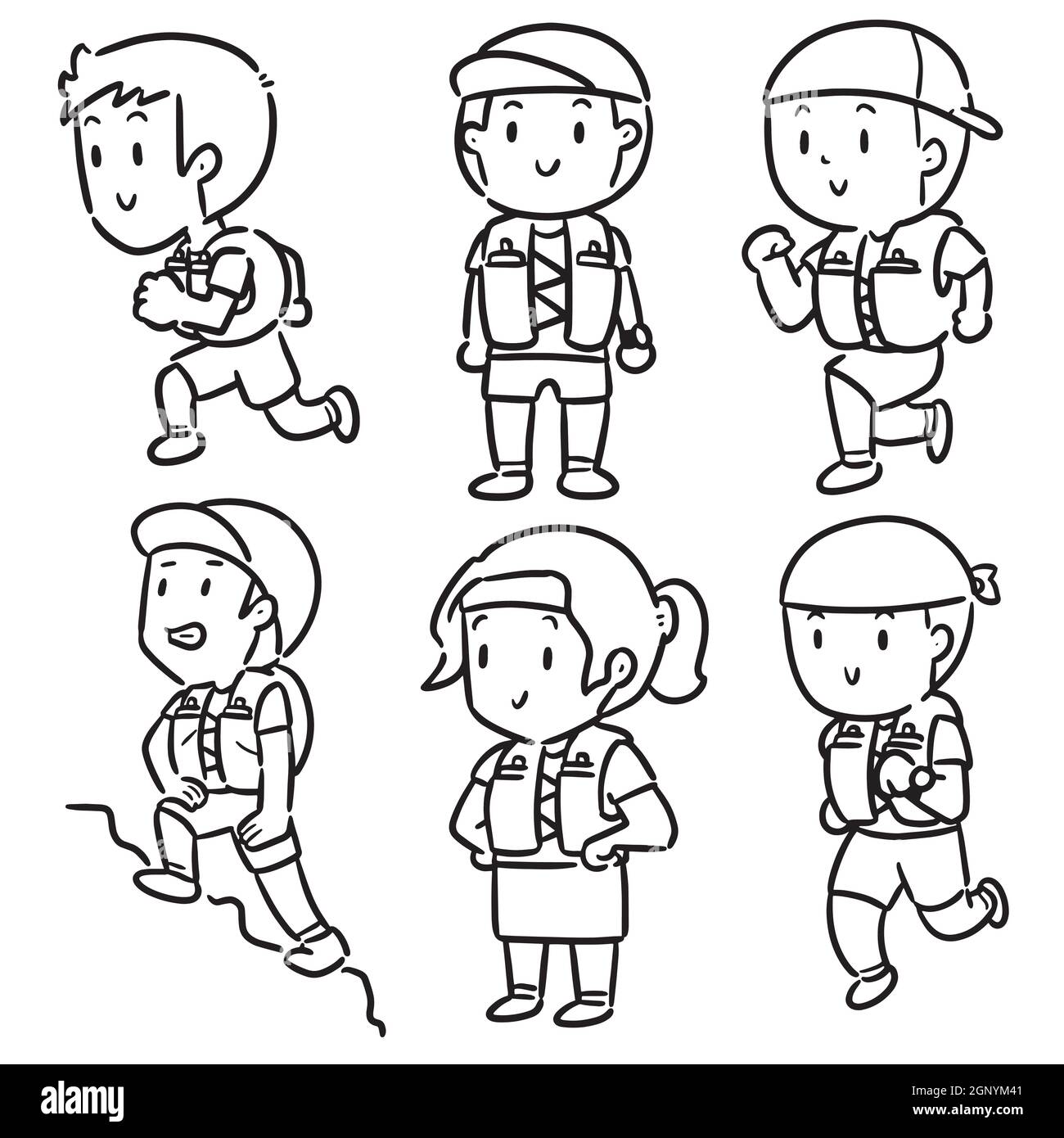 vector of trail runner Stock Vector Image & Art - Alamy