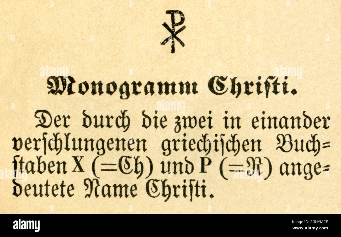 Christ monograms hi-res stock photography and images - Alamy