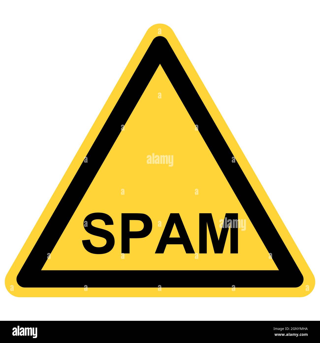 SPAM and danger sign Stock Photo - Alamy