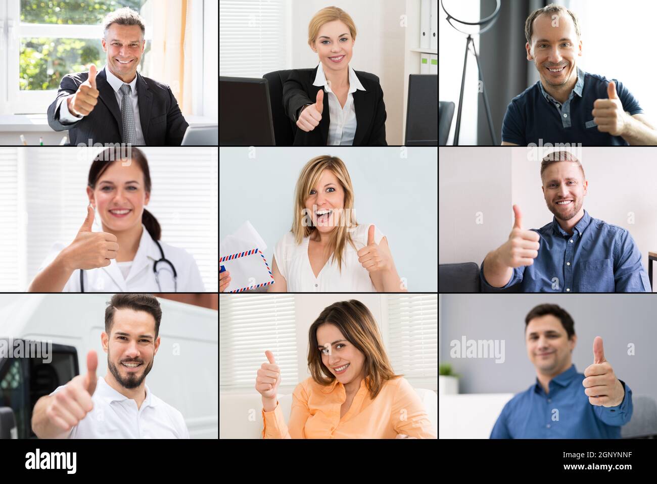 Collage of faces video hi-res stock photography and images - Alamy