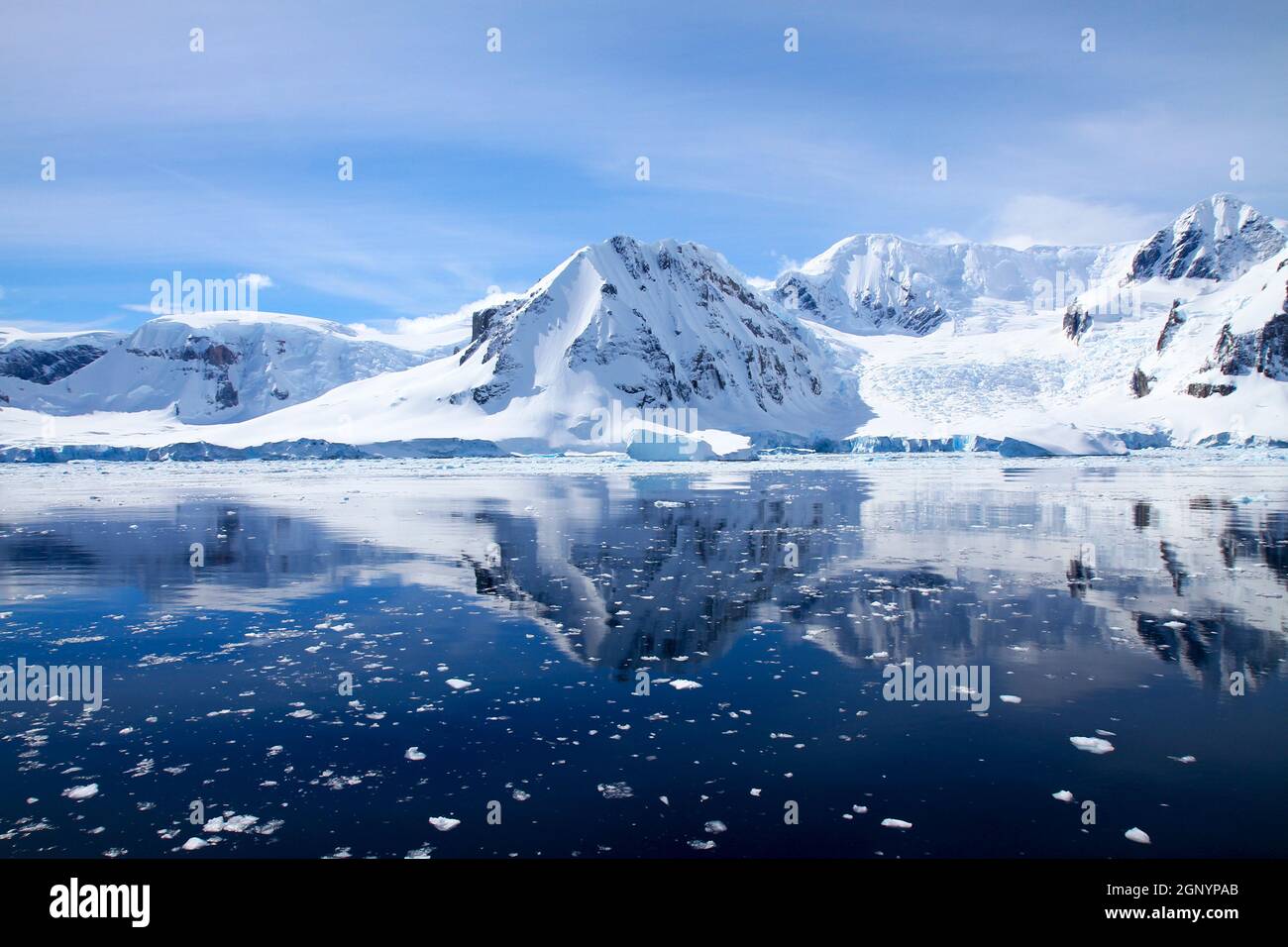 Wilhelmina Bay is a bay 24 kilometres (15 mi) wide between the Reclus ...