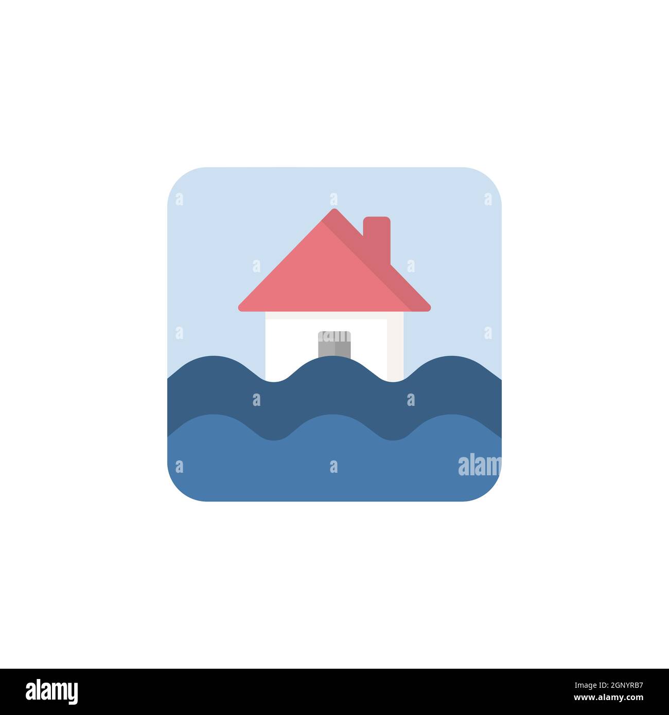 Flood symbol icon hi-res stock photography and images - Alamy