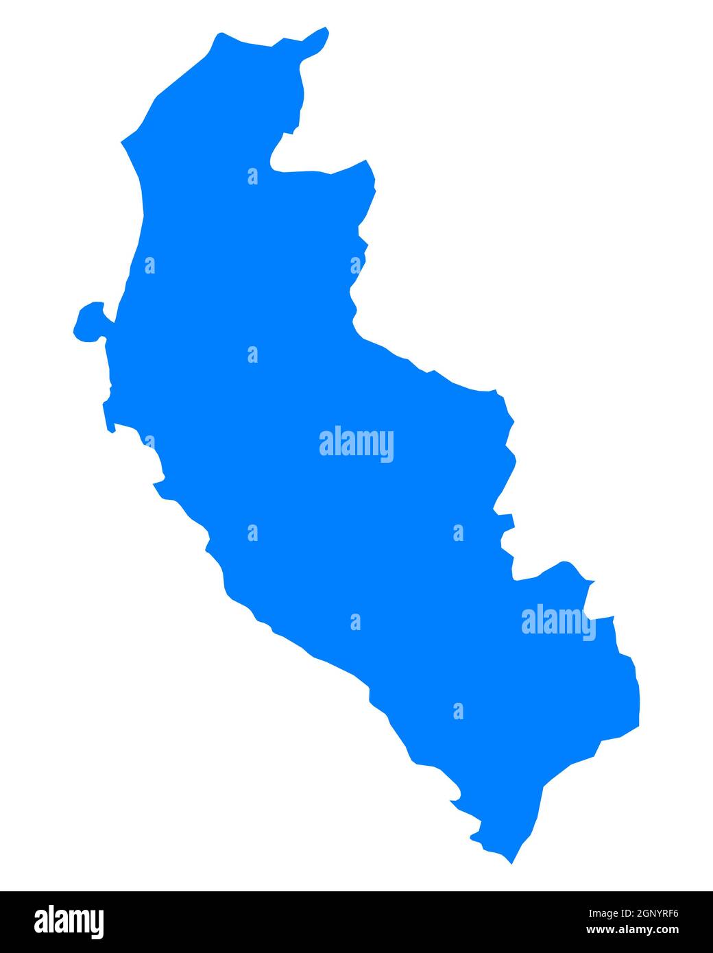 Map of Ica Stock Photo - Alamy