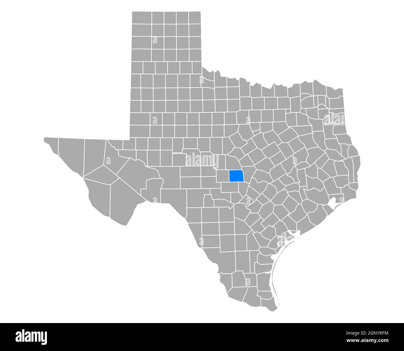 Map of Llano in Texas Stock Photo - Alamy