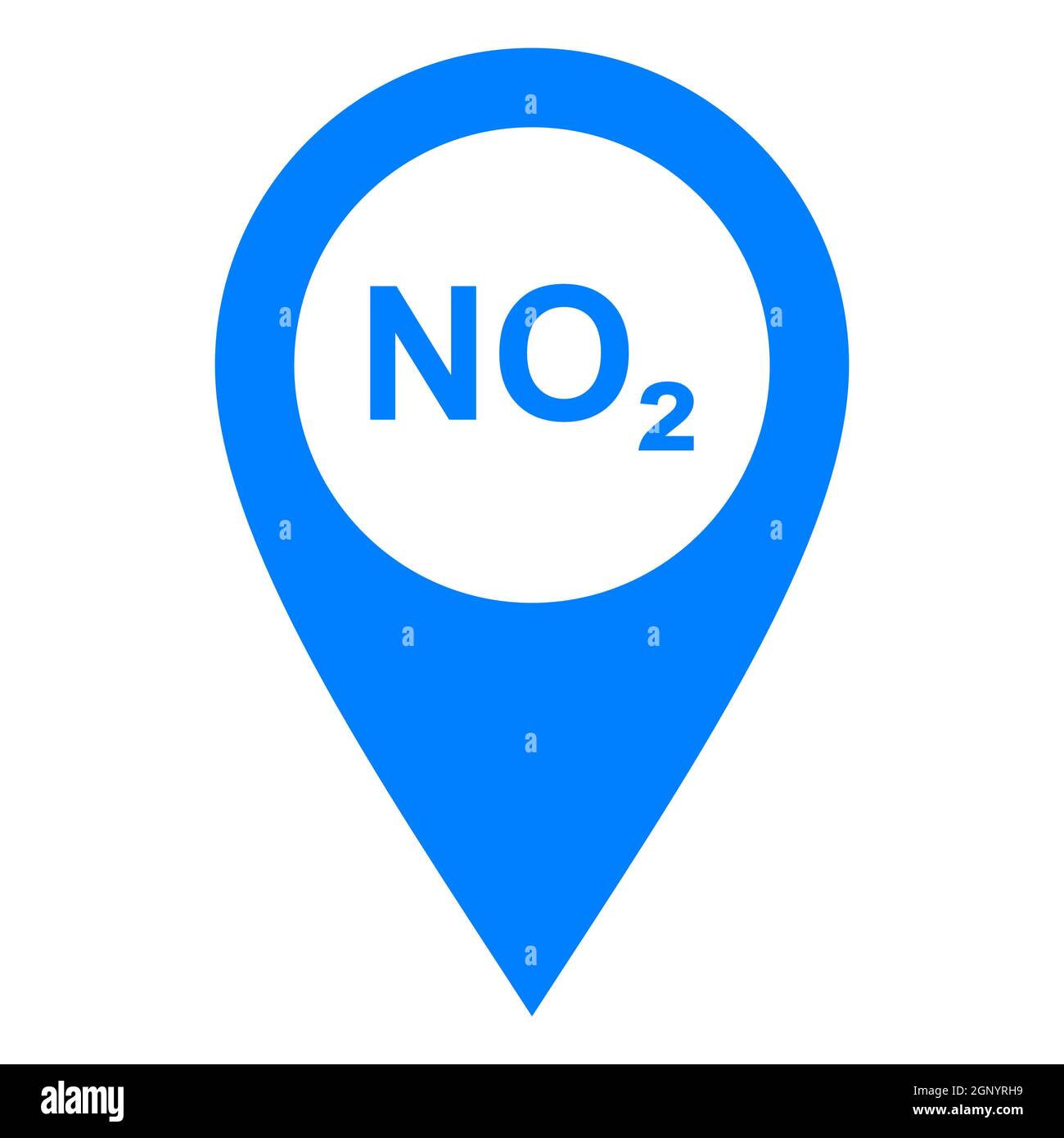 Nitrogen dioxide map hi-res stock photography and images - Alamy
