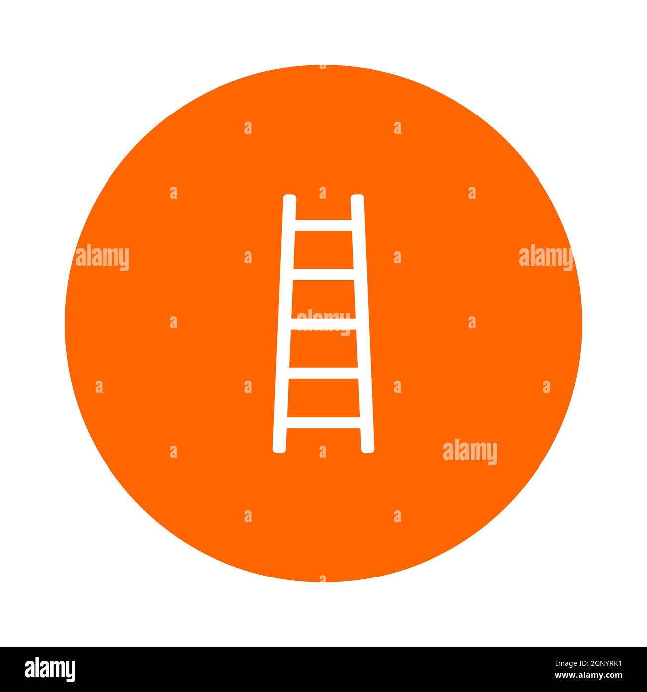 Ladder and circle Stock Photo - Alamy