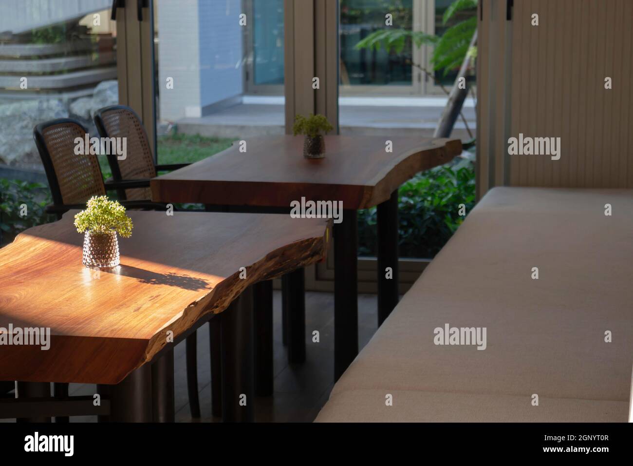 Relaxation green resort cafe and restaurant, stock photo Stock Photo ...