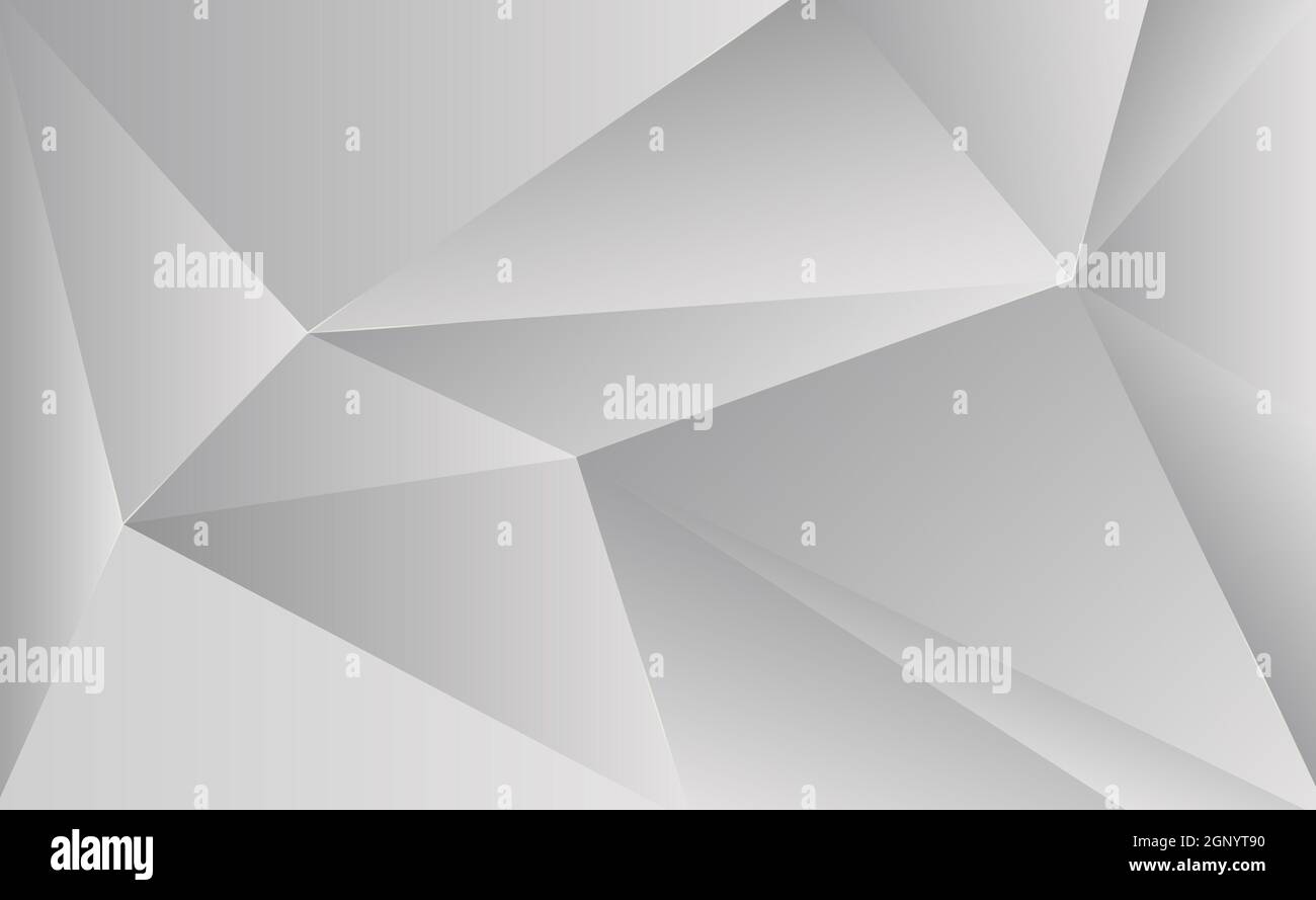 Abstract gray triangles background in different sizes - illustration ...