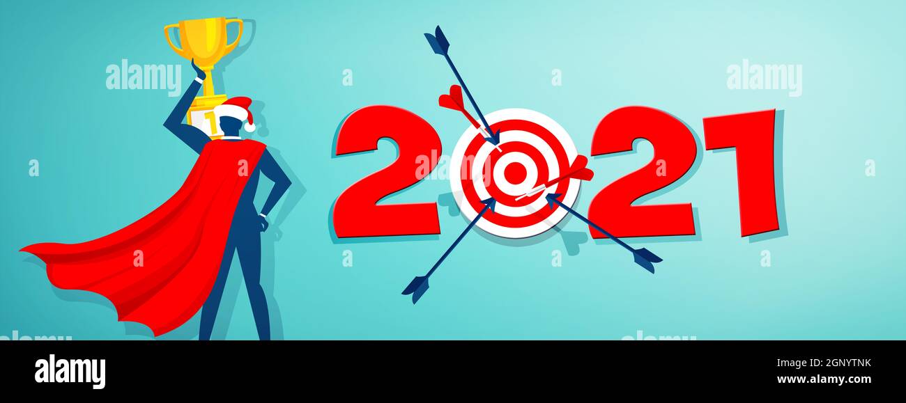 Creative design concept for the year 2021. 3D illustration Stock Photo ...