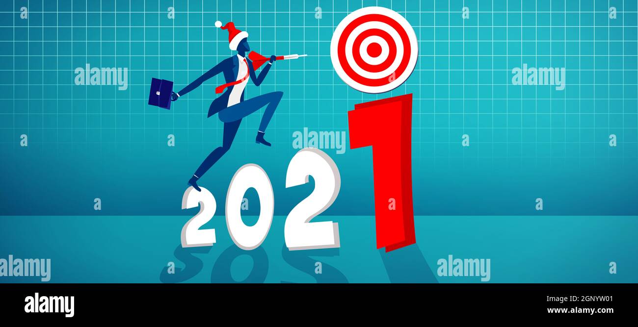 Creative design concept for the year 2021. 3D illustration Stock Photo ...