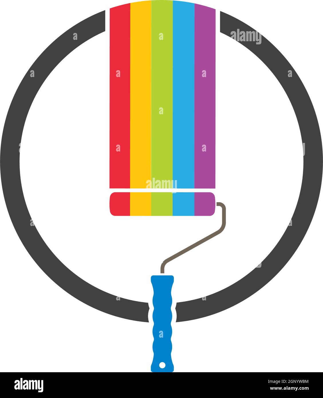 roller paint vector illustration design Stock Vector Image & Art - Alamy