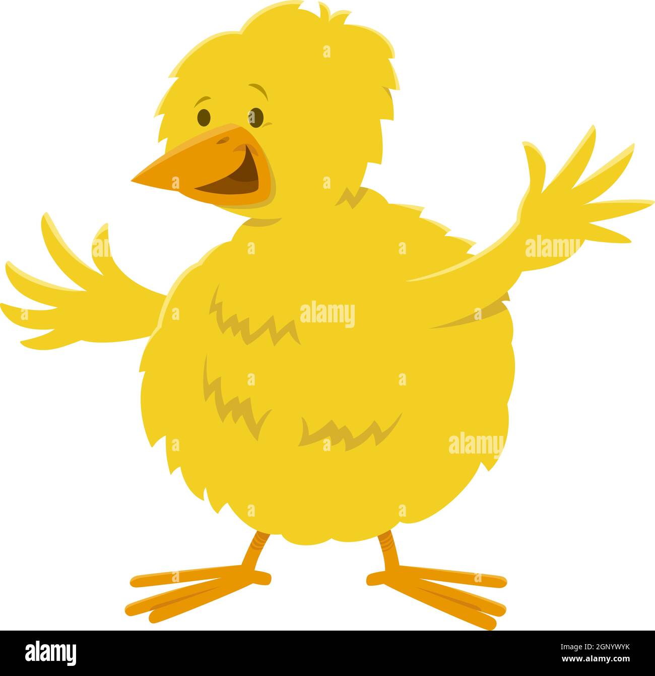Yellow poultry animal Stock Vector Images - Alamy