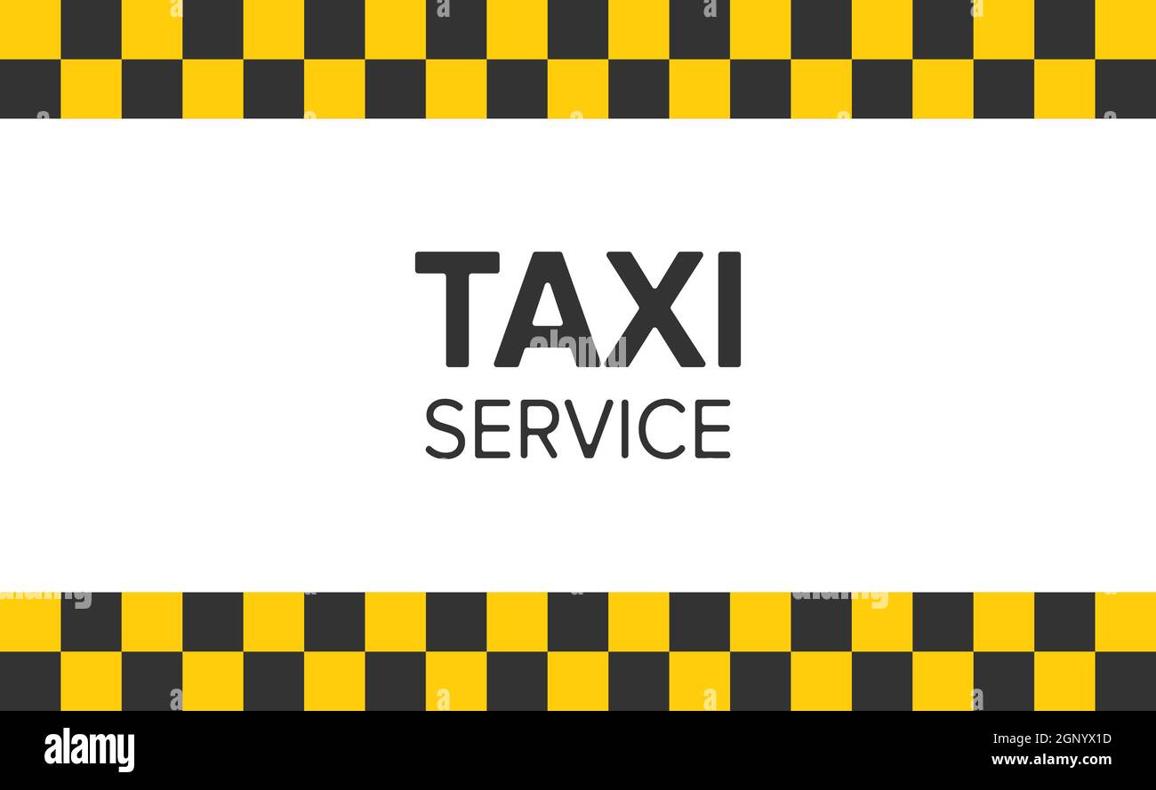 Abstract background in the style of a taxi - Vector illustration Stock ...