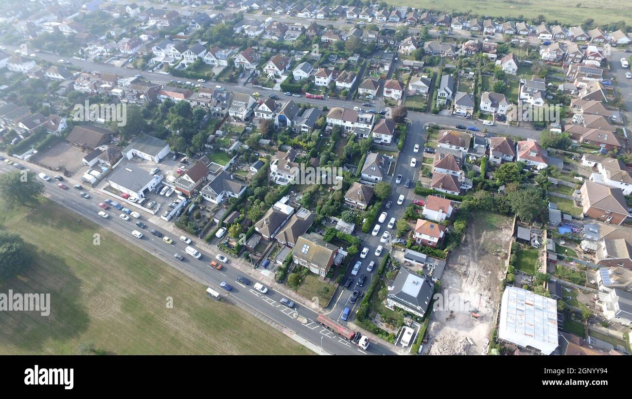 Aerial view of Woodingdean East Sussex Stock Photo - Alamy