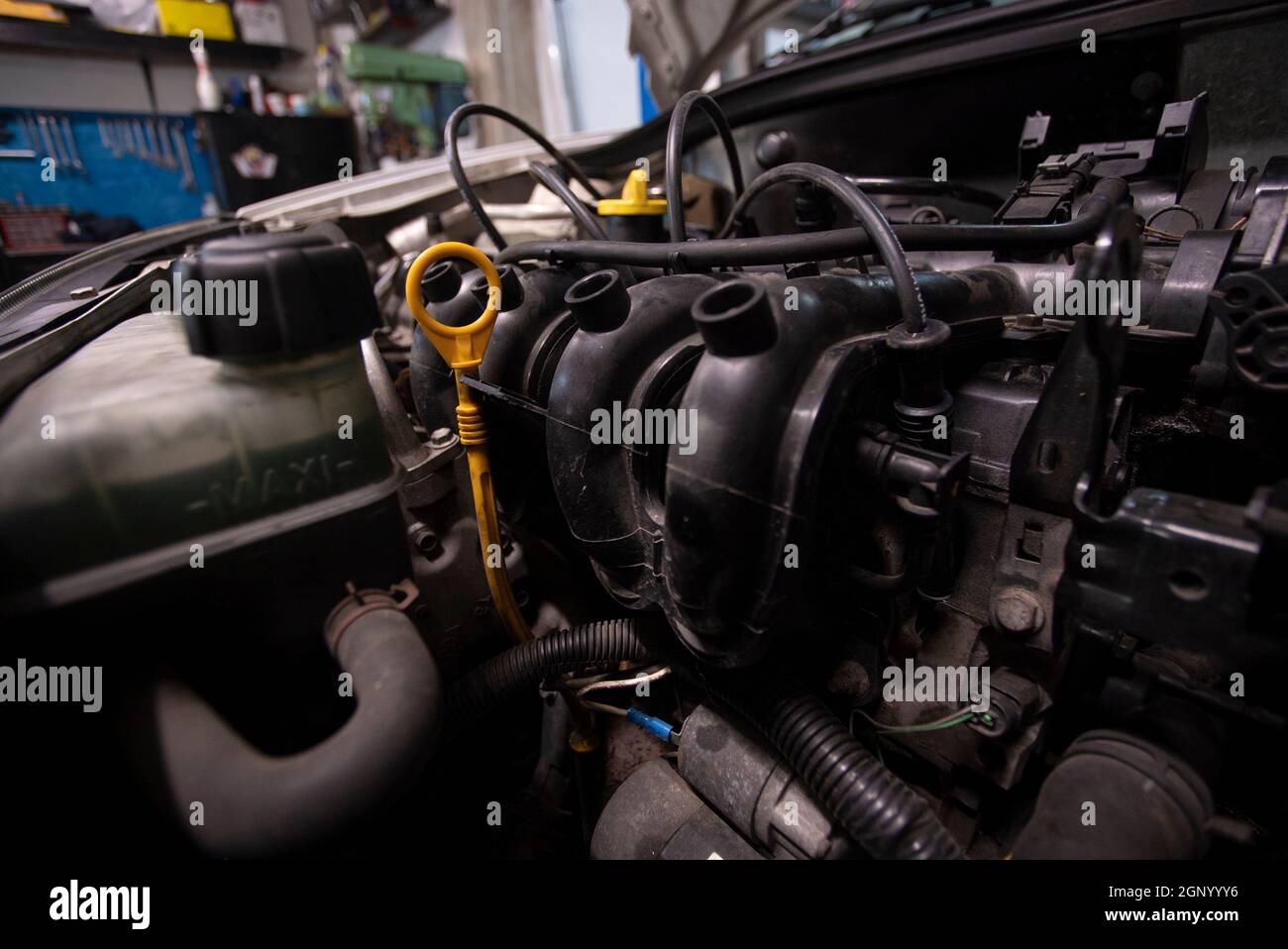 Car engine detail hi-res stock photography and images - Alamy