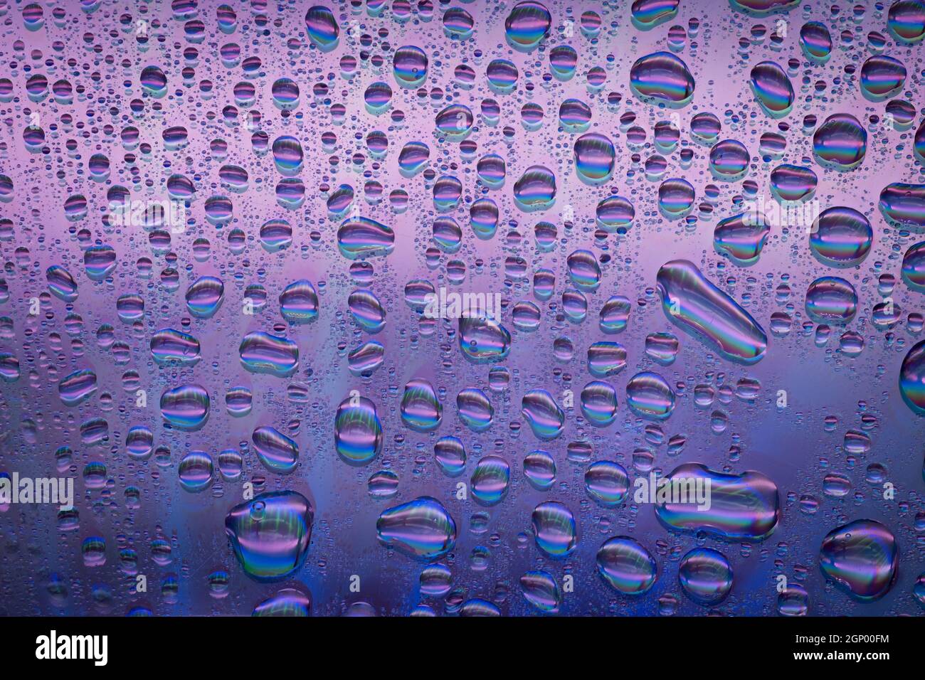 Raindrops Close Up, studio shot of water drops Stock Photo - Alamy