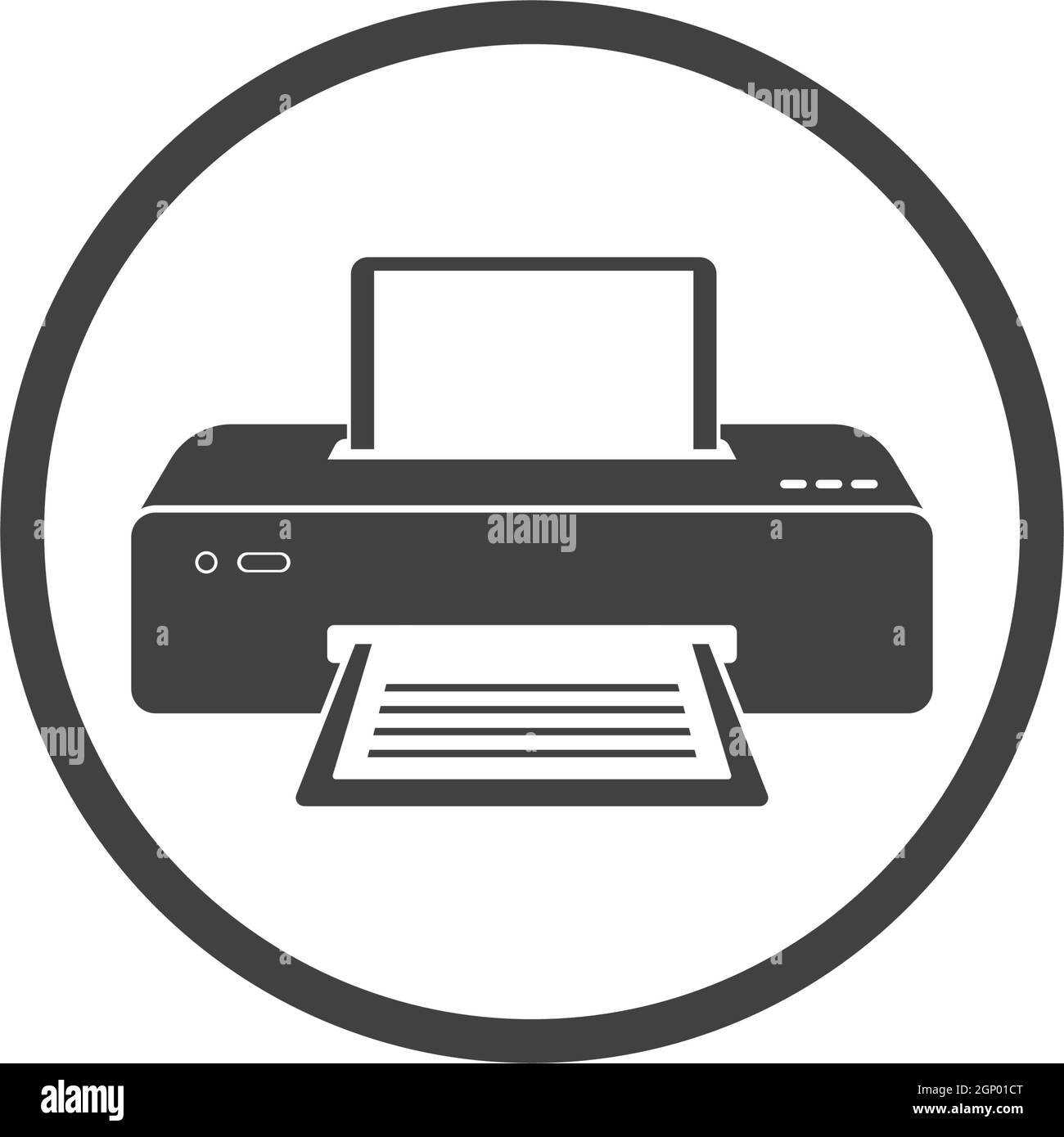 printer vector icon illustration design Stock Vector Image & Art - Alamy