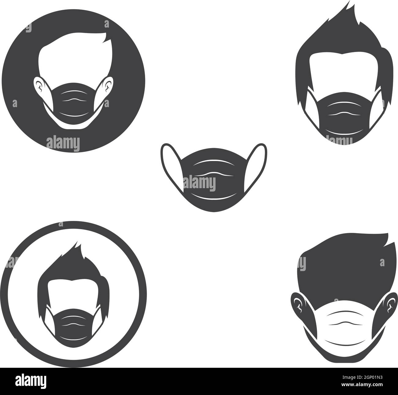 Infected face mask Cut Out Stock Images & Pictures - Alamy