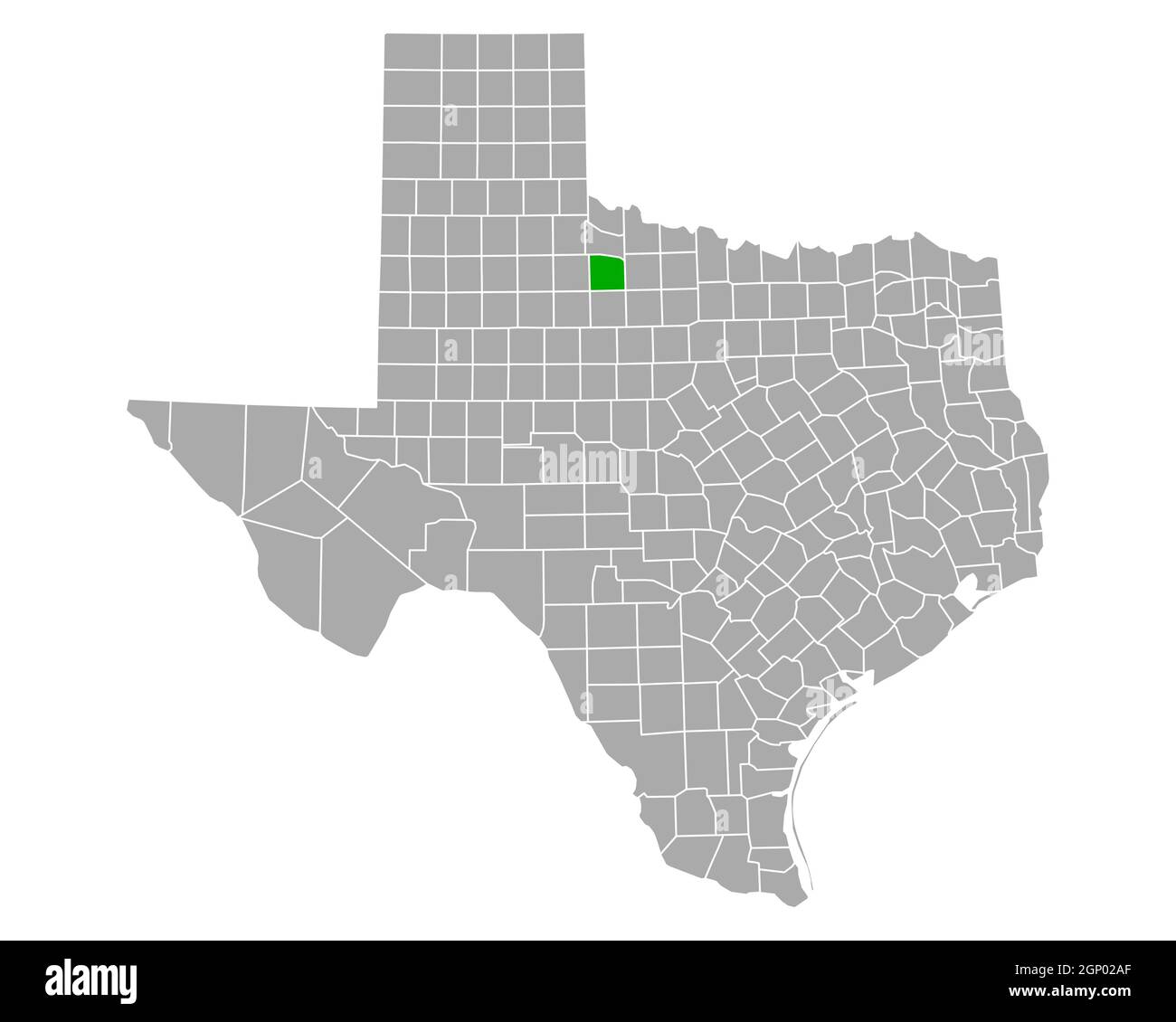Map of Knox in Texas Stock Photo - Alamy