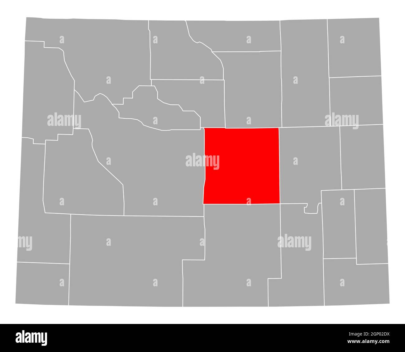 Map of natrona hi-res stock photography and images - Alamy