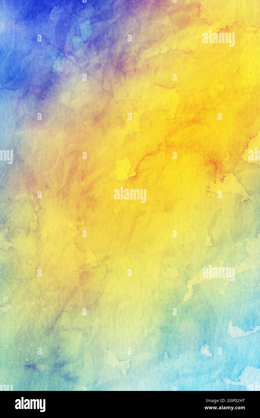 a Watercolor texture background colorful splash Stock Photo - Alamy