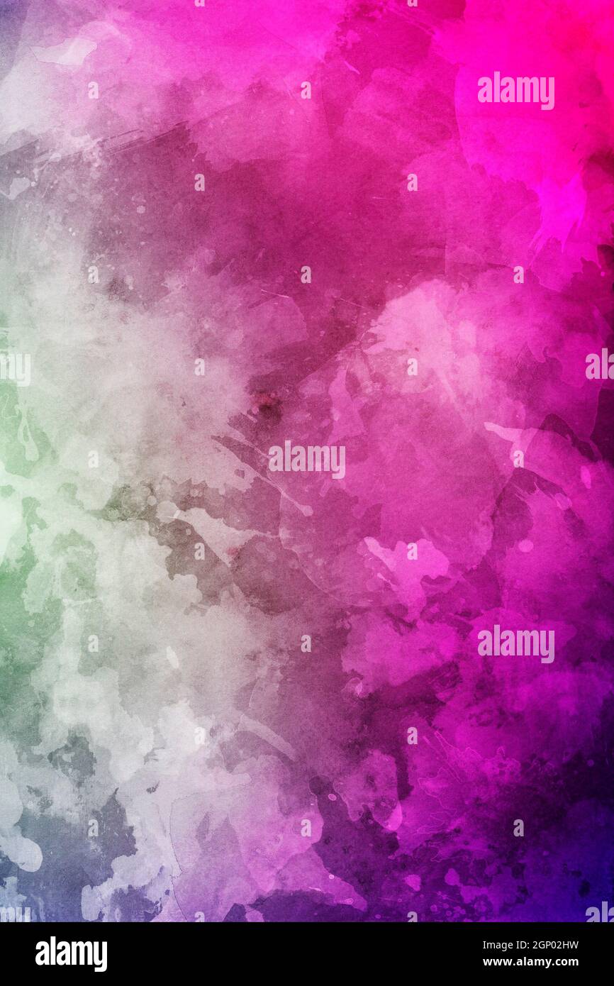 a Watercolor texture background colorful splash Stock Photo - Alamy