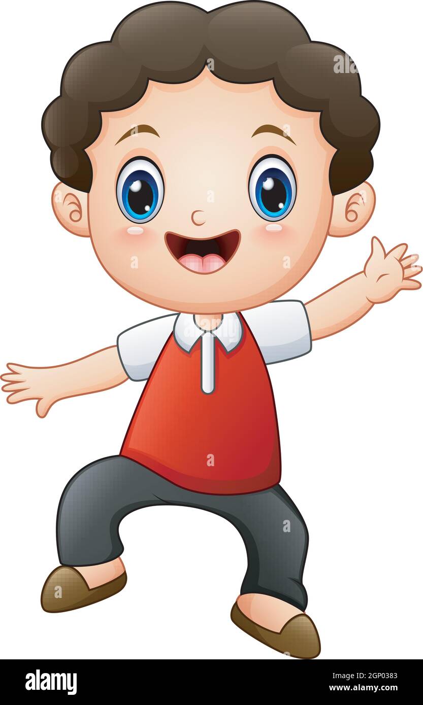 Cute little boy cartoon Stock Vector Image & Art - Alamy