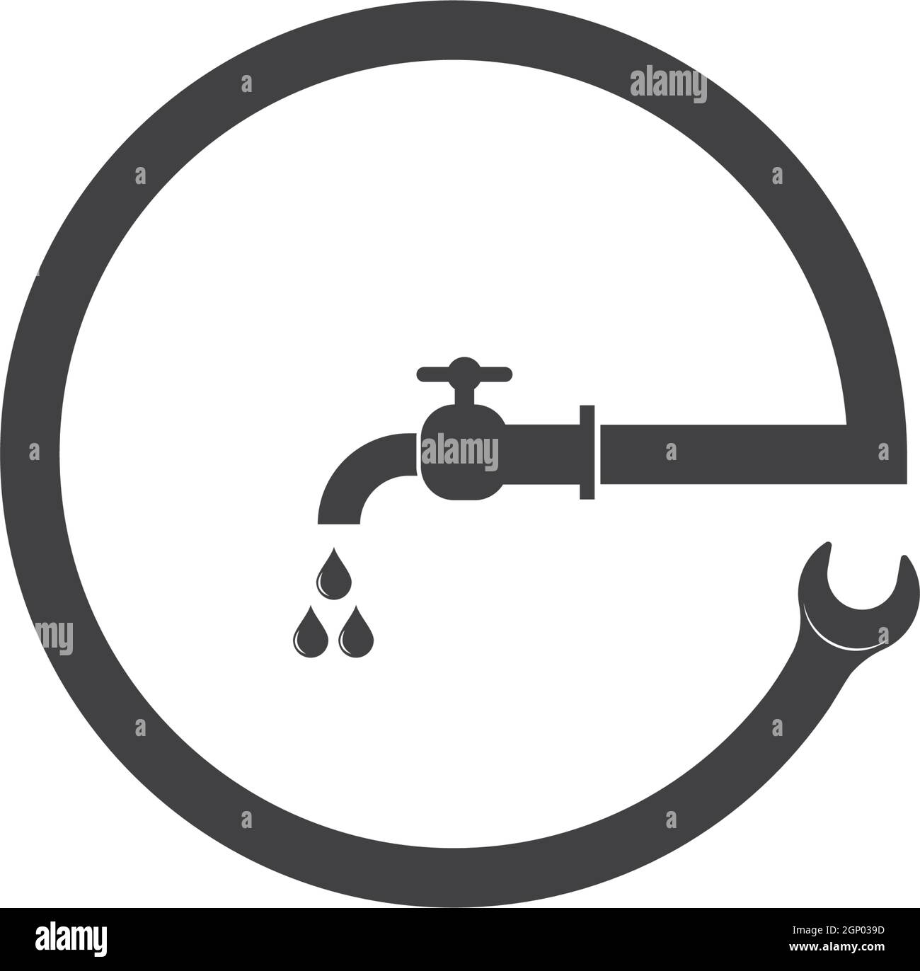 plumbing vector illustration logo icon Stock Vector Image & Art - Alamy