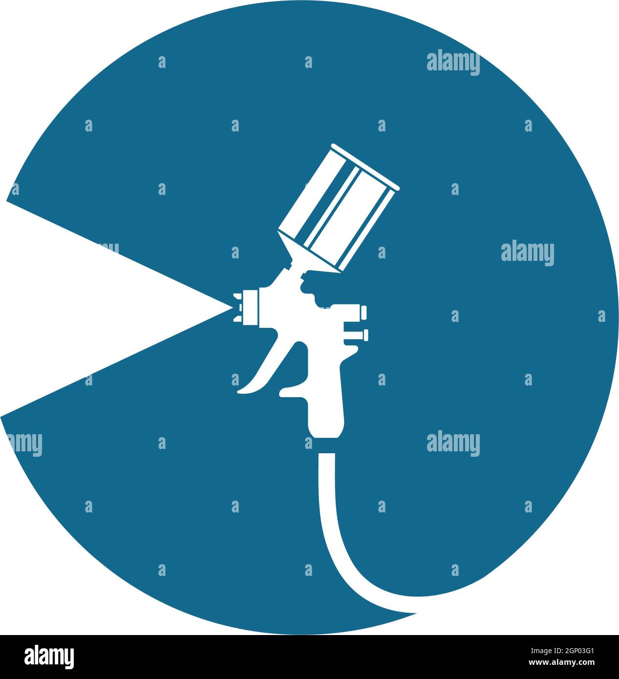 spraygun vector icon illustration design Stock Vector Image & Art - Alamy