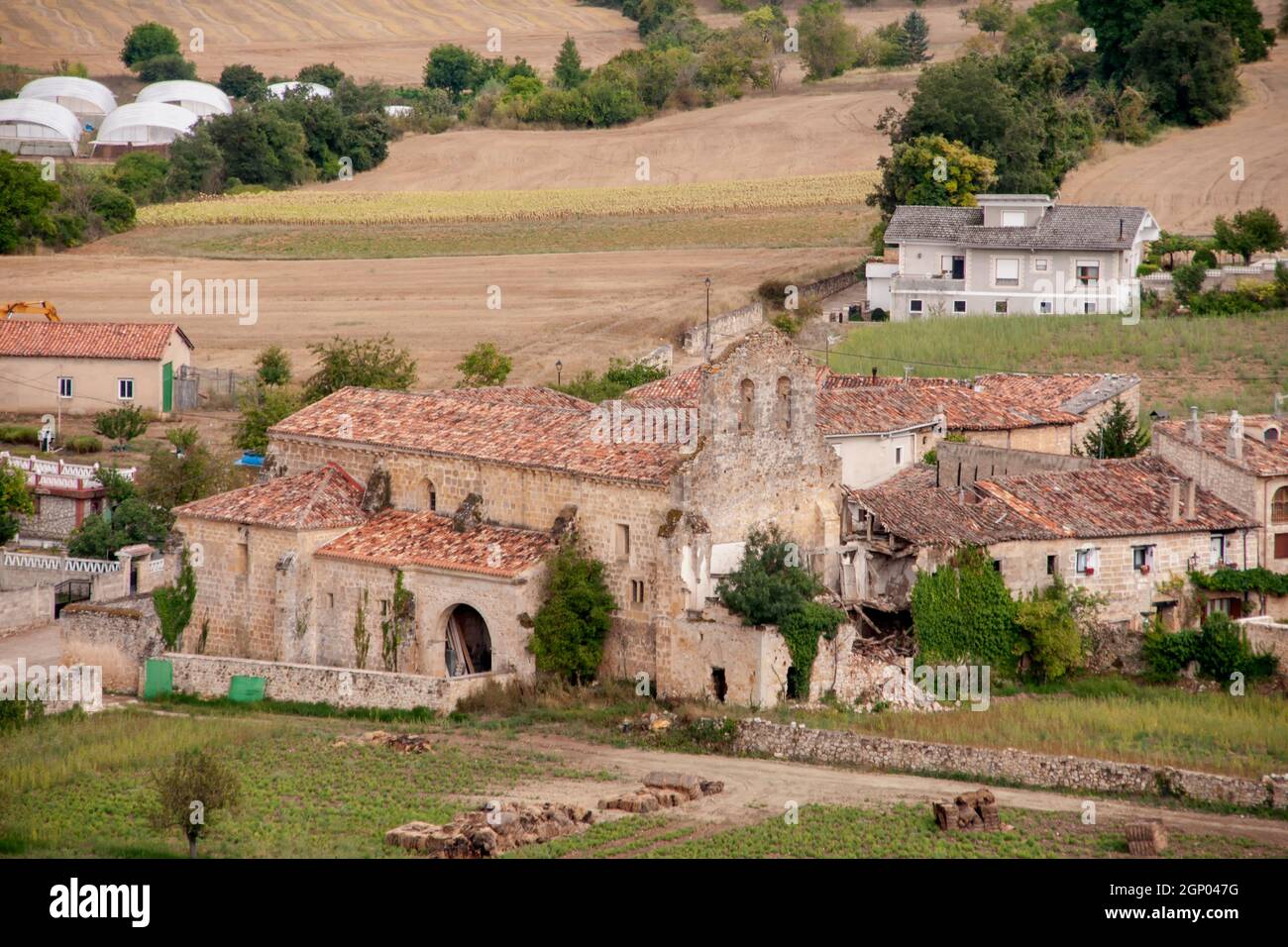 beautiful medieval municipality of Frias in the province of Burgos ...