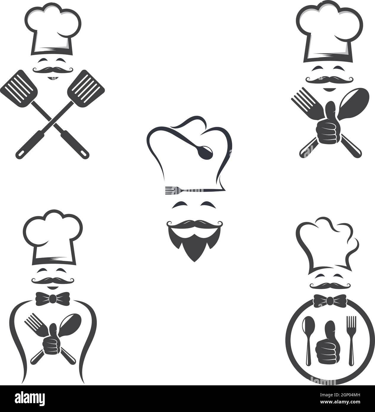 Cooking chef hat spatula Cut Out Stock Images & Pictures - Alamy
