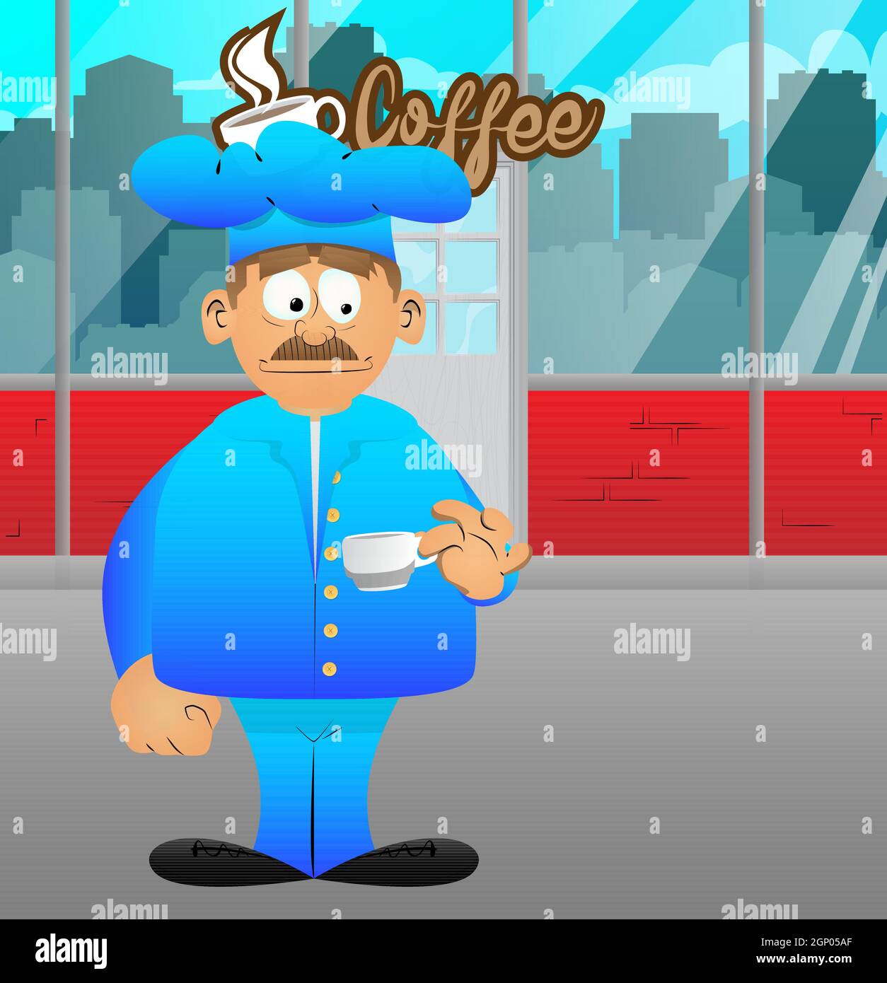 Coffee cook Stock Vector Images - Alamy