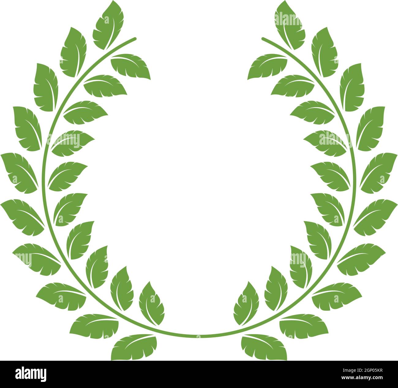 laurel wreath vector illustration Stock Vector Image & Art - Alamy