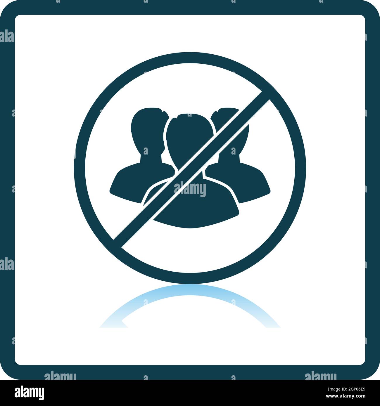 No Meeting Icon Stock Vector Image & Art - Alamy