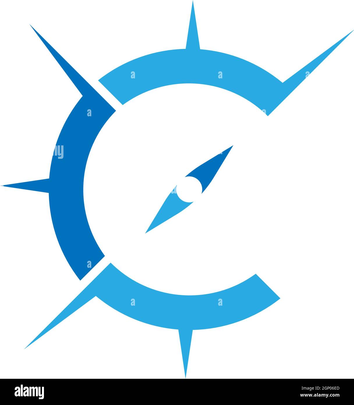 Compass Logo Template icon illustration design Stock Vector Image & Art ...