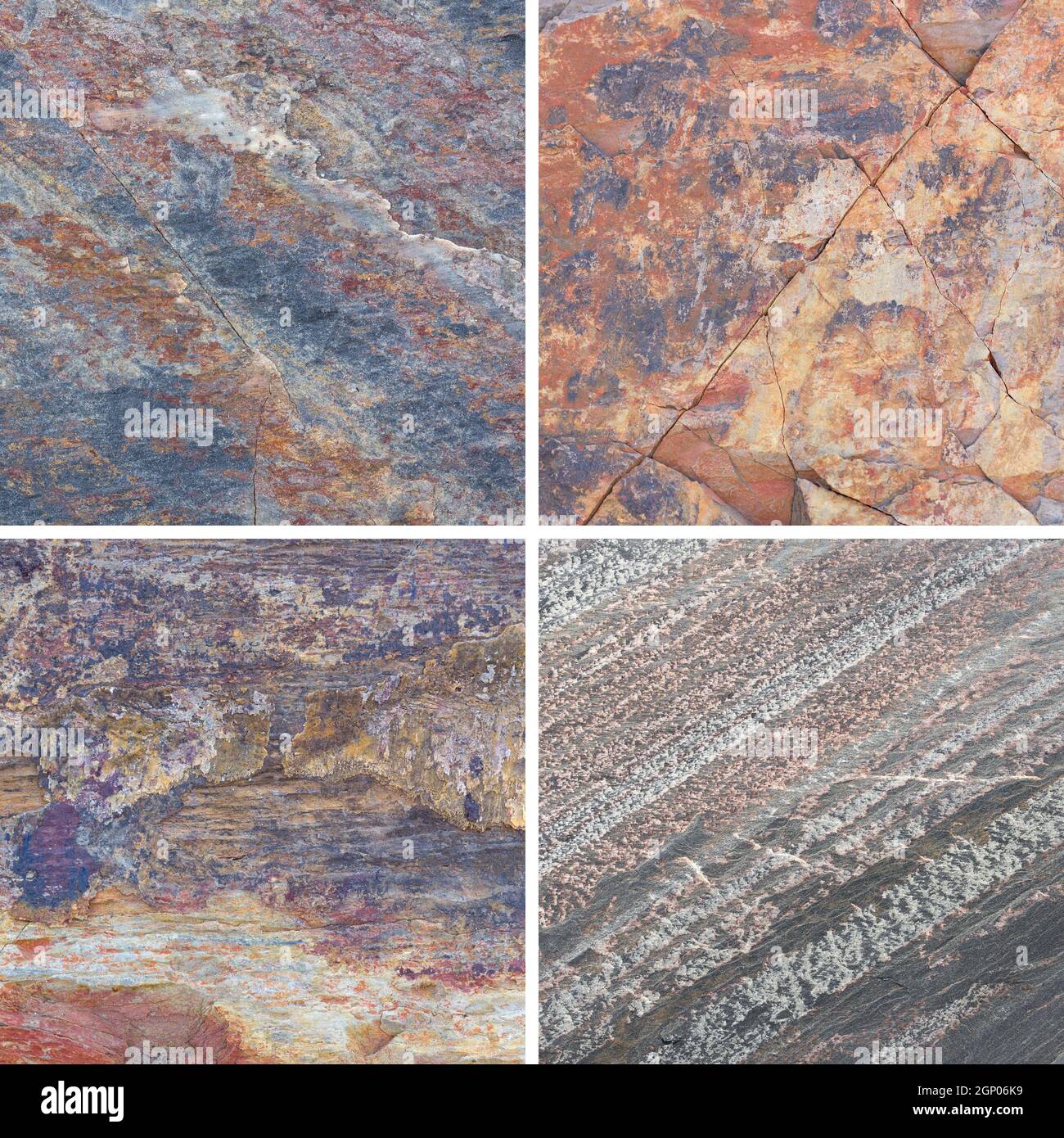 Set of textures different stone background collection Stock Photo - Alamy